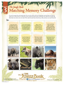 Easy Jungle Book Party Ideas With Free Jungle Book Activity Sheets ...