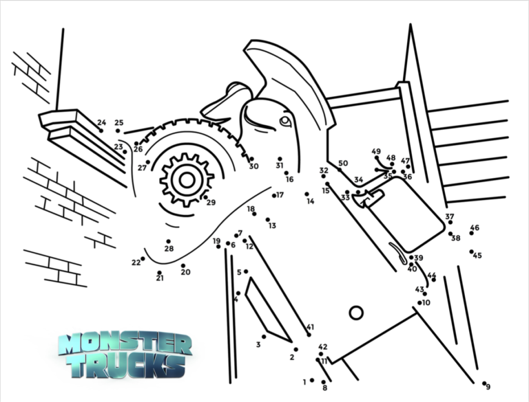 Free Monster Trucks Coloring Pages & Activity Sheets - Mommy Mafia